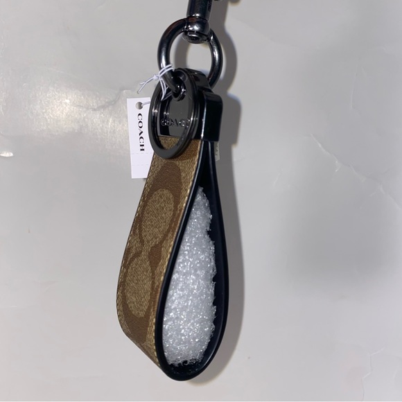 Coach | Accessories | Coach Loop Key Fob In Signature Canvas New | Poshmark